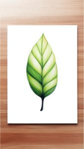 24 Colored Pencil Leaves Drawing Ideas for Stunning Botanical Art