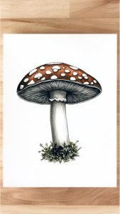 Explore Nature-Inspired Art with These 20 Colored Pencil Mushroom ...
