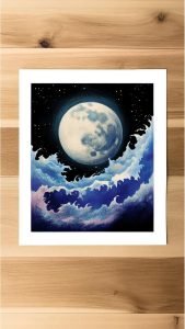 24 Colored Pencil Moon Drawing Ideas to Inspire Magical Night Art