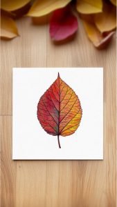 26 Colored Pencil Leaves Paintings Easy Ideas for Beginners to Try
