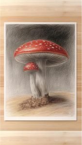 21 Colored Pencil Mushroom DIY Painting Ideas to Try Today