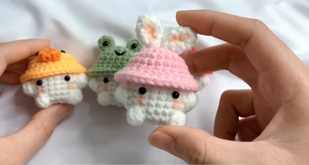 Full Tutorial: Crochet a Baby Mushroom with Cute Bunny Ears