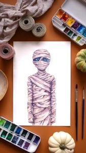 Best 24 Halloween Watercolor Paintings Ideas for Artists to Try