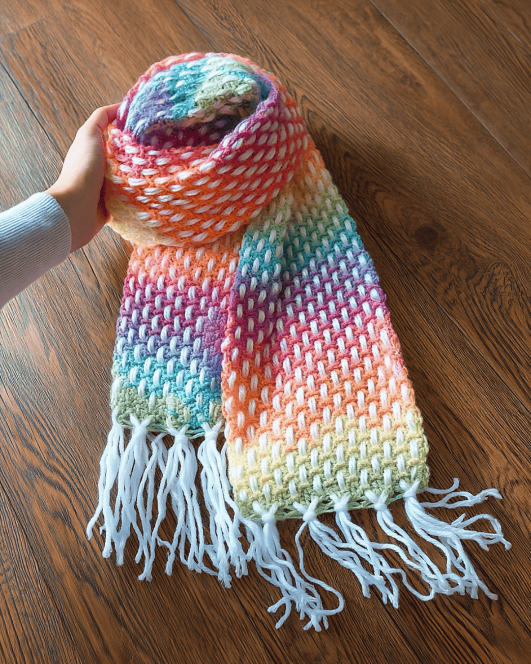 Woven Scarf Crochet Pattern