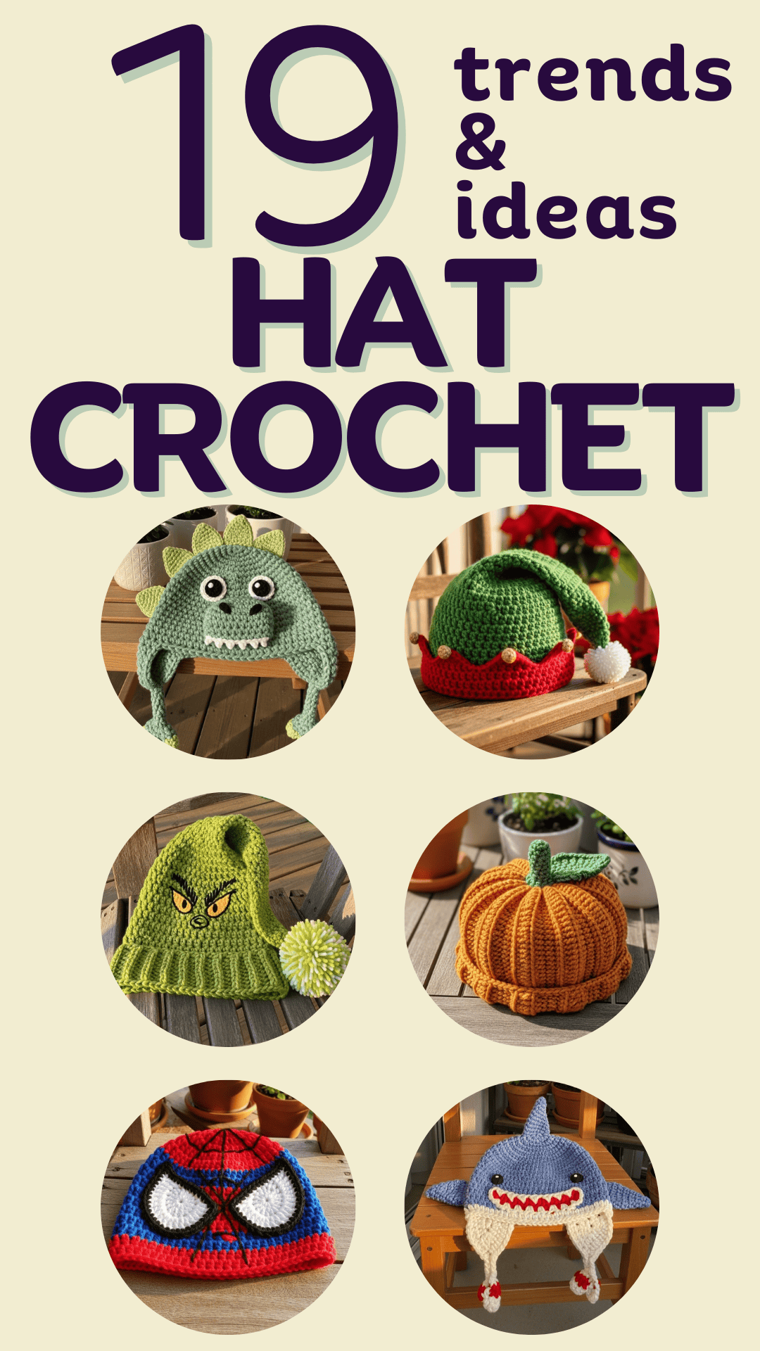 19 Creative Crochet Hat Designs to Brighten Up Your Wardrobe