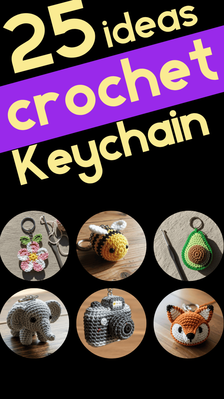Adorable and Easy 26 Crochet Keychain Ideas You’ll Love Making