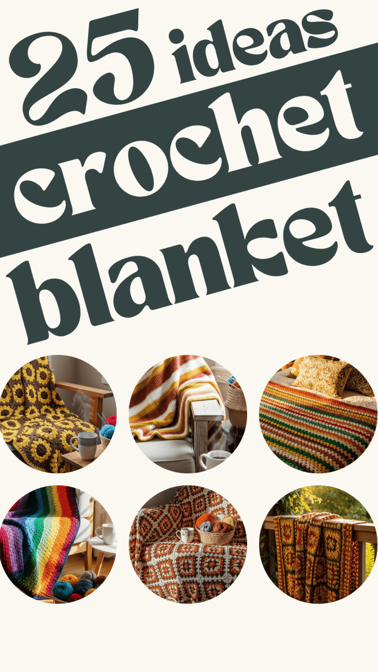 Stylish and Warm: 25 Crochet Blanket Designs to Make at Home
