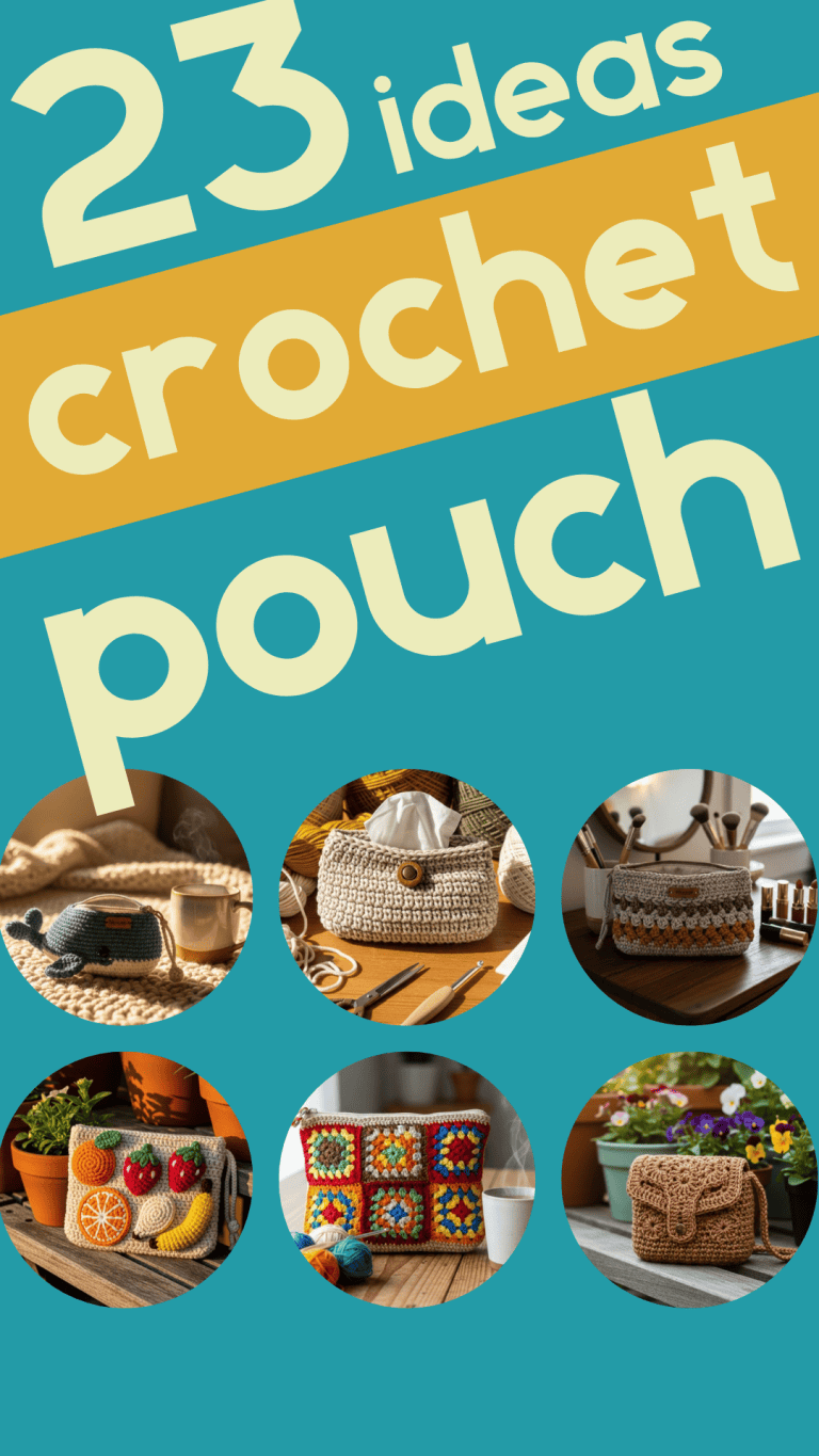 23 Crochet Pouch Ideas You’ll Want To Crochet Immediately