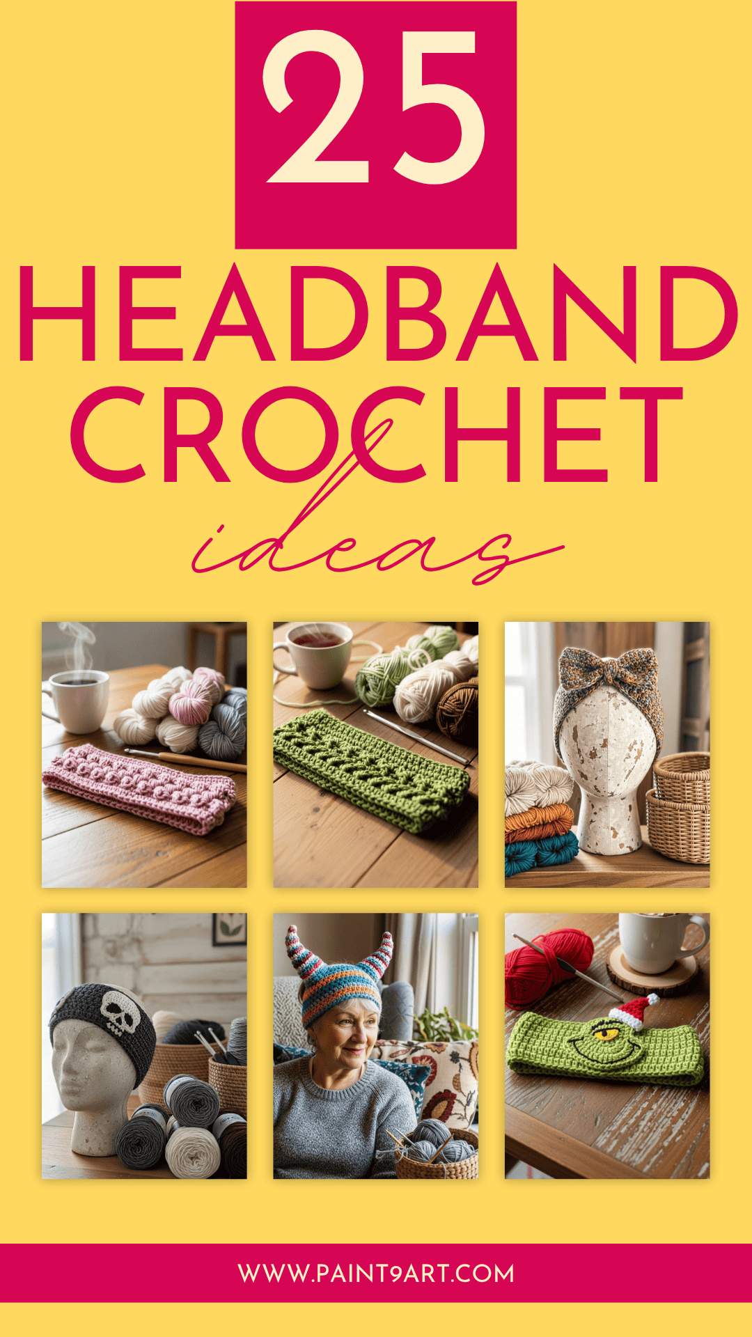 25 Crochet Headband Designs You Can Make Quickly and Beautifully