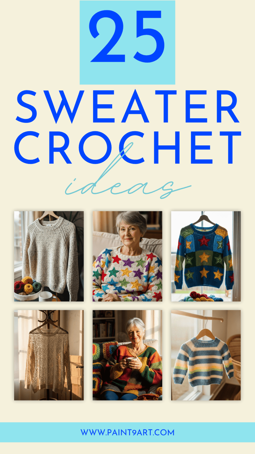 25 Trendy Crochet Sweater Ideas to Keep You Warm in Style
