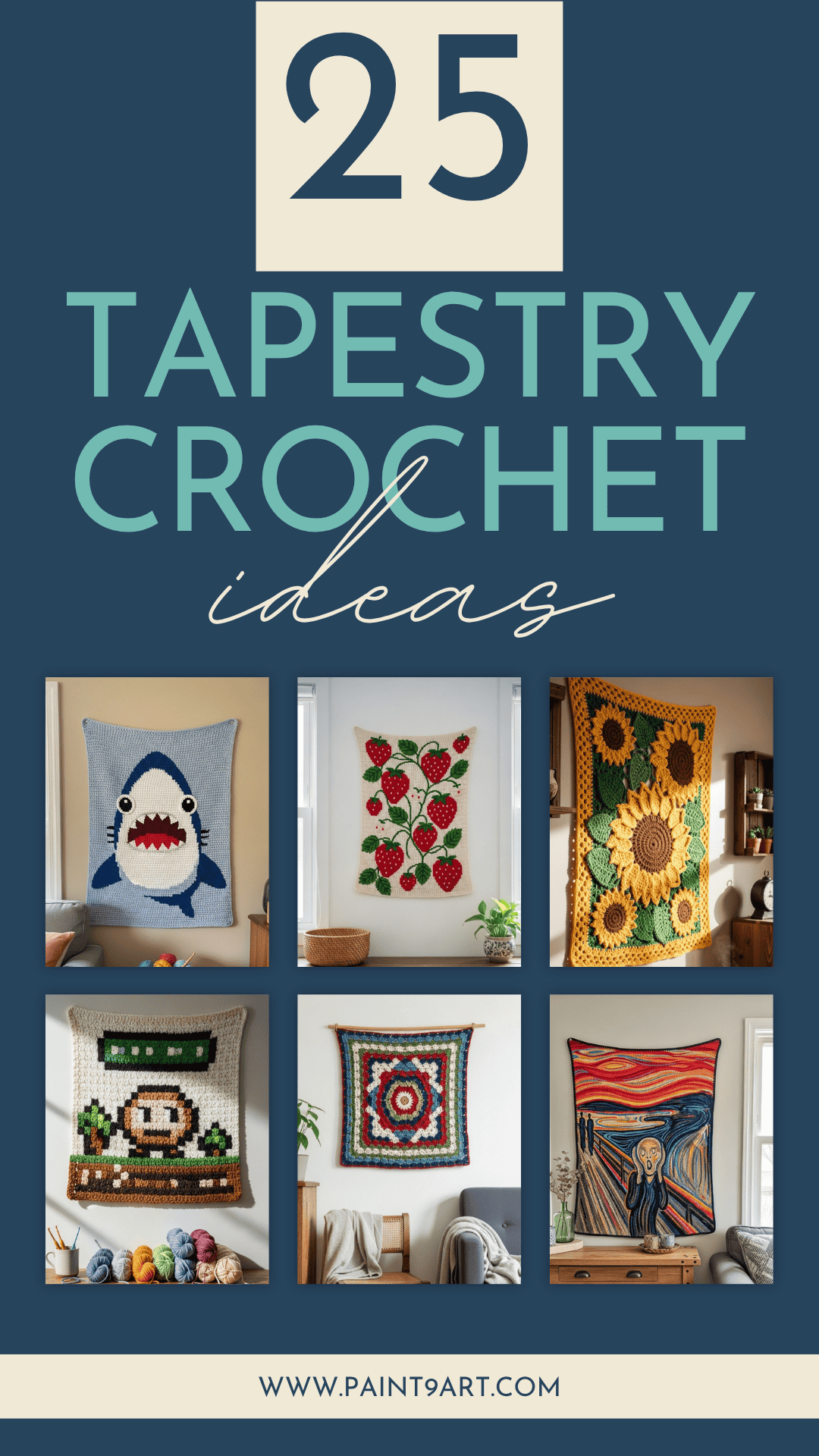 25 Tapestry Crochet Designs With Stunning Patterns And Easy Ideas
