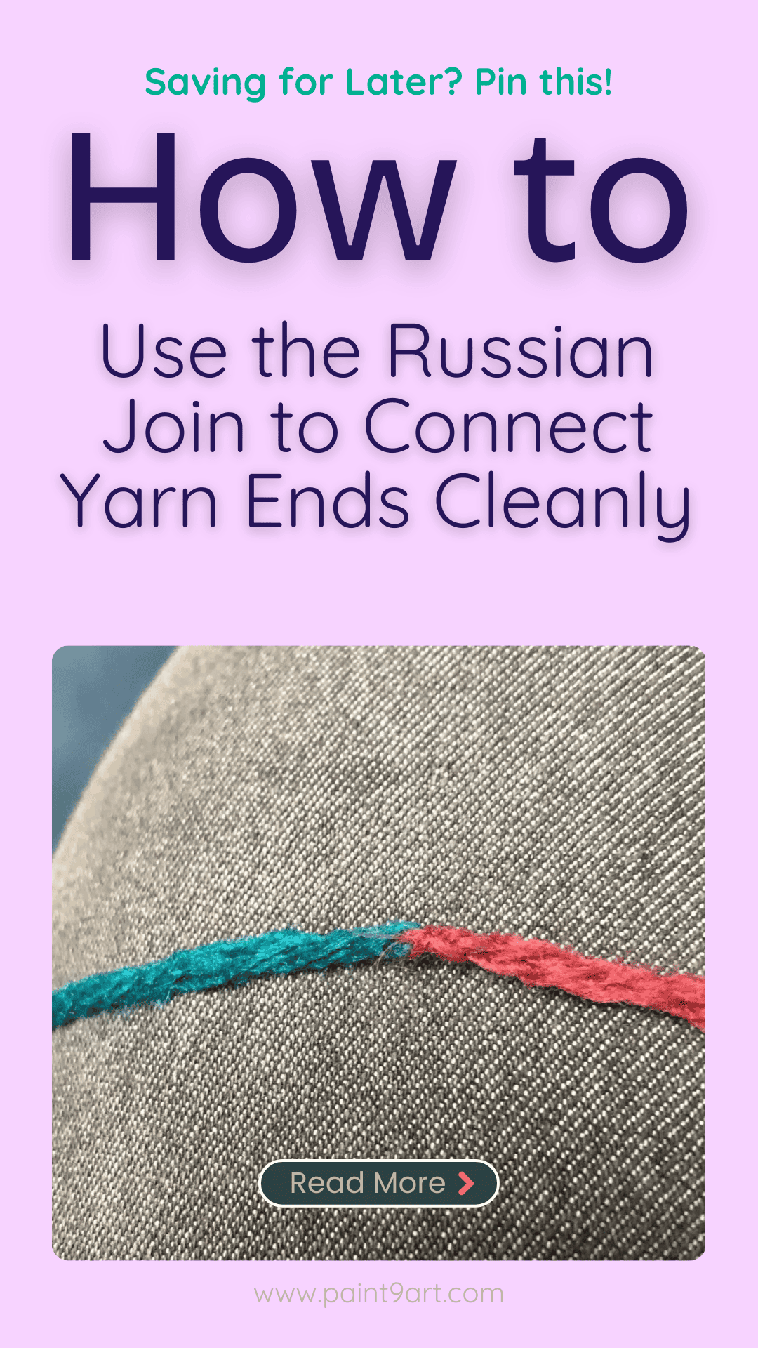 The Easiest Way to Join Yarn Ends: A Simple Russian Join Explained
